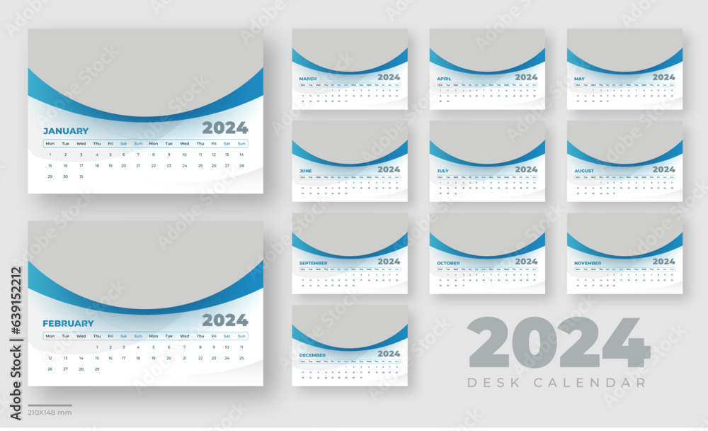 Desk Calendar 2024 Planner Template Corporate Desk Calendar Schedule desk-calendar-2024-planner-template-corporate-desk-calendar-schedule