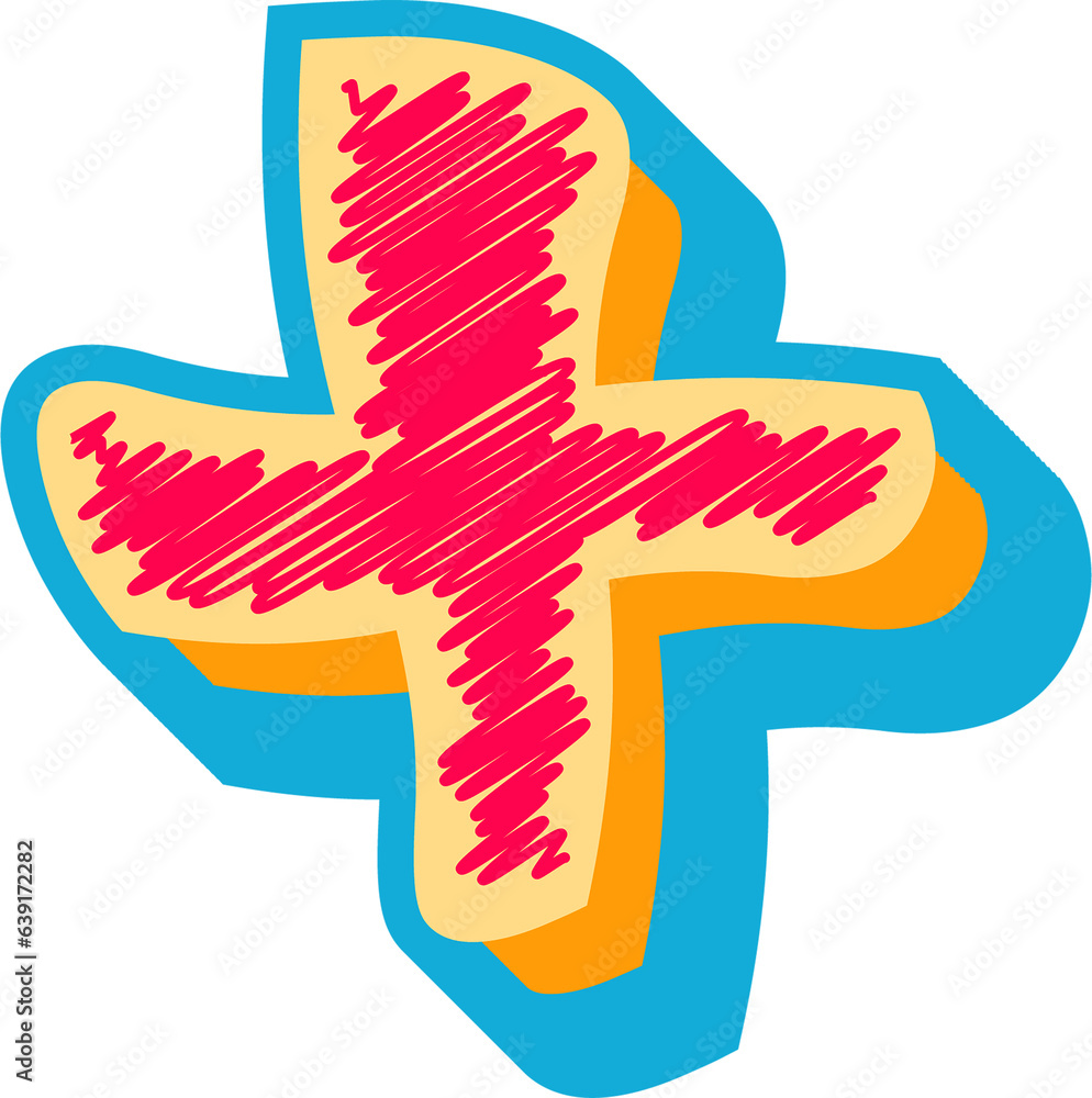 3D Scribble Alphabet Letters, Numbers, And Signs On A Transparent ...