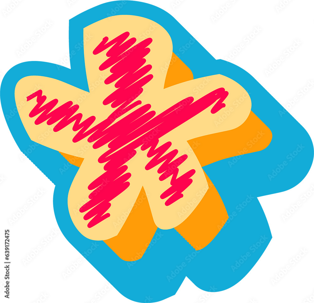 3D Scribble Alphabet Letters, Numbers, And Signs On A Transparent ...