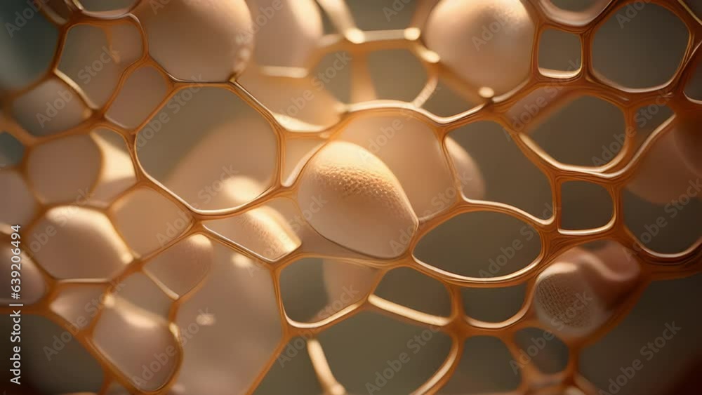 macro microscope video brings into focus a microscopic phloem cell. It ...