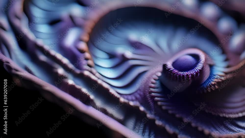 A macro microscope video of a spirilla reveals the intricate loops and ...
