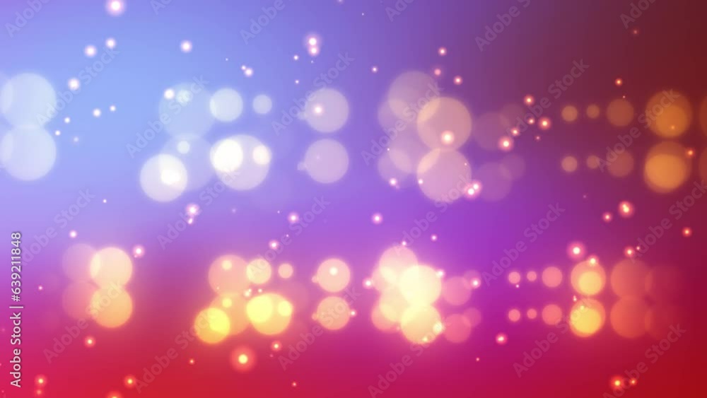 Bright Bokeh Lights Background Animation with Seamless Loop Stock Video ...