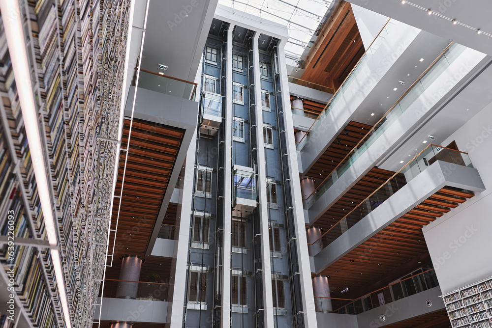 DUBAI, UNITED ARAB EMIRATES - August 20, 2022: Interior of the main ...