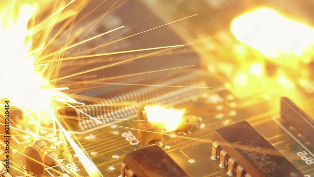 Tantalum capacitor explodes in slow motion. Computer virus consequences ...