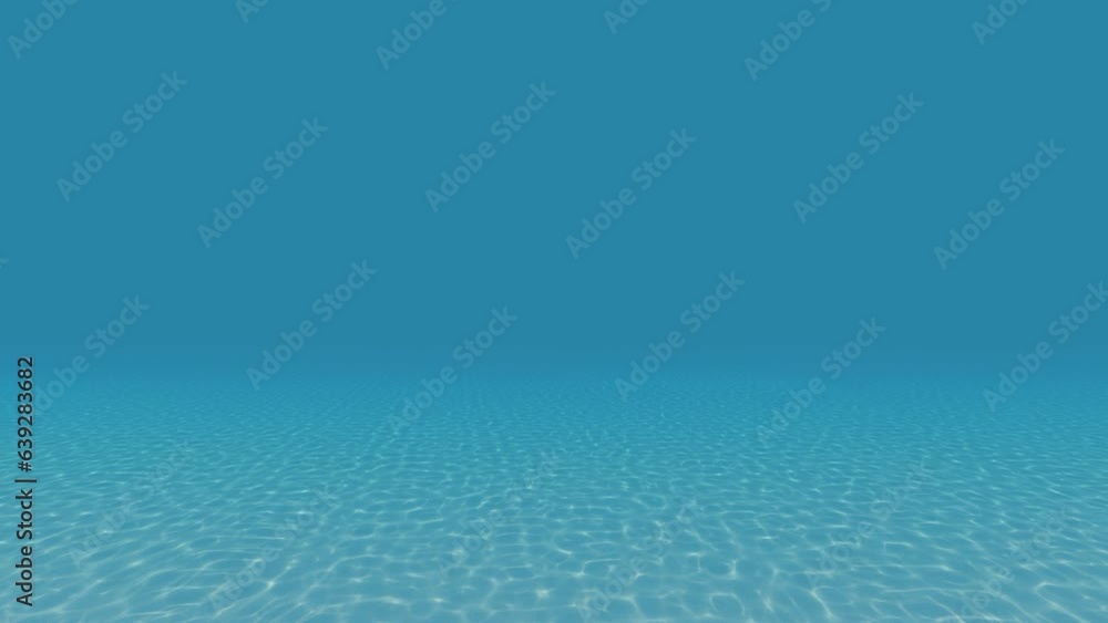 High quality Looping animation of ocean waves from underwater with ...