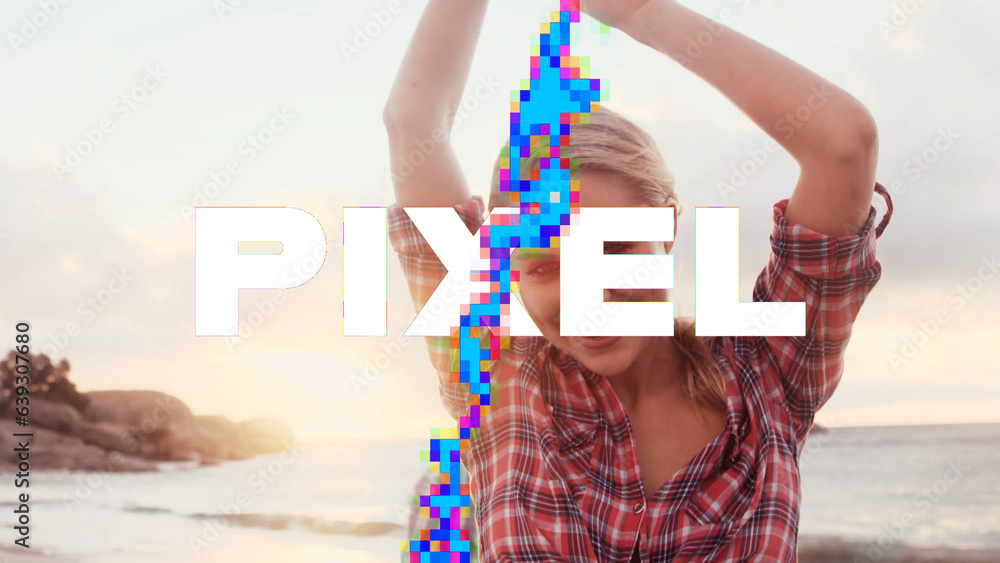 Pixel Stomp Media Reveal Stock Template | Adobe Stock