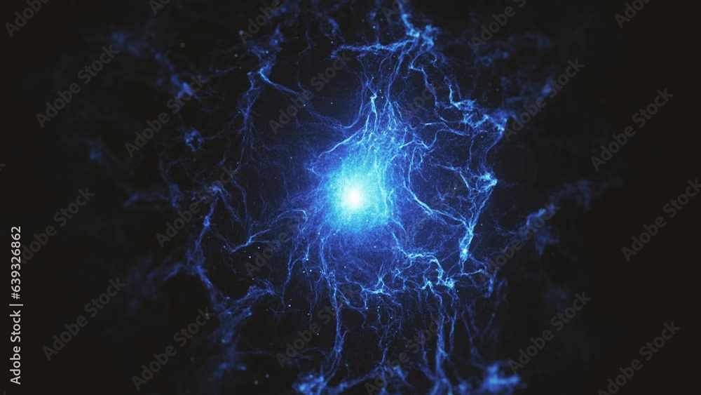 Shockwave Explosion Particles Background/ 4k animation of an abstract ...
