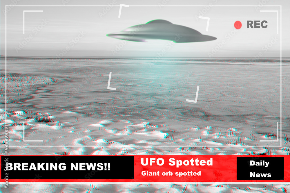 UFO, spaceship and alien in sky, earth or nature in breaking news ...