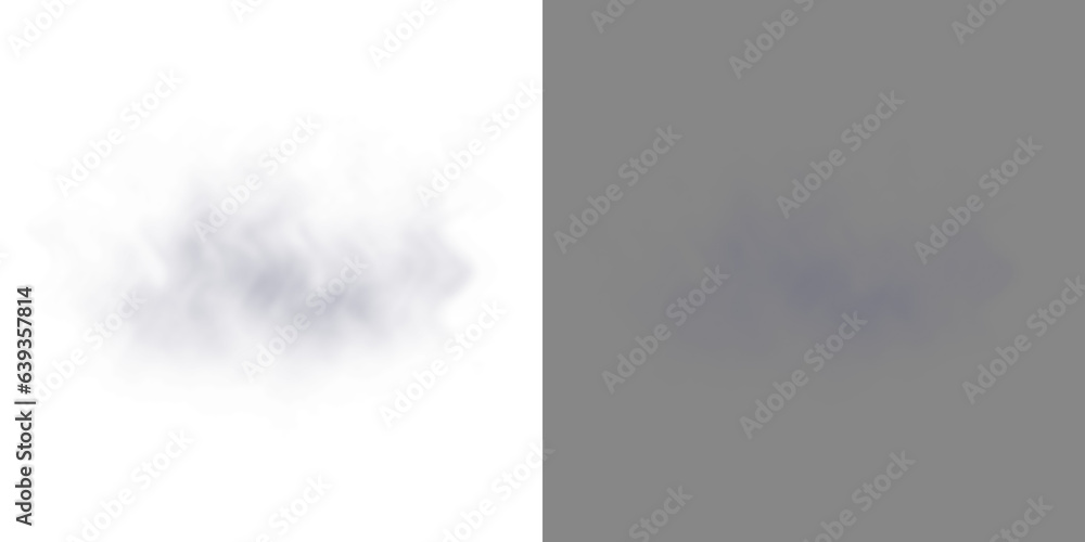 White fog effect png. Floating white fog effect. Realistic fog smoke ...