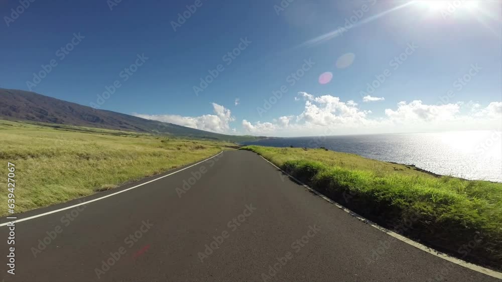 4K Video of the roads of Hawaii during summer Stock Video | Adobe Stock