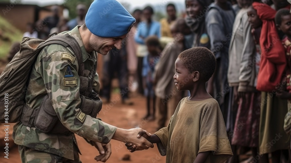 World humanitarian day. A helping hand to those affected by war and ...