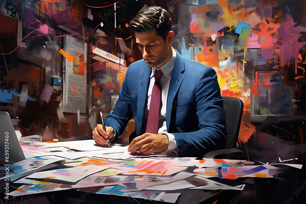 The balance of professionalism and personal touch as the businessman's ...