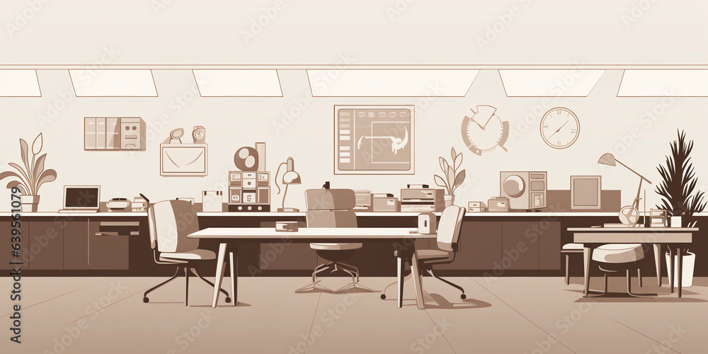 Minimalistic line art illustration, showcasing a universal design ... Minimalistic line art illustration, showcasing a universal design ...