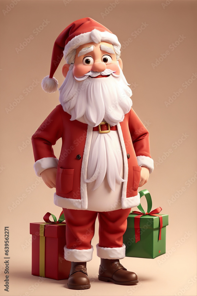Cute Santa Clause for Kids Santa Clause Animated Christmas Santa ...