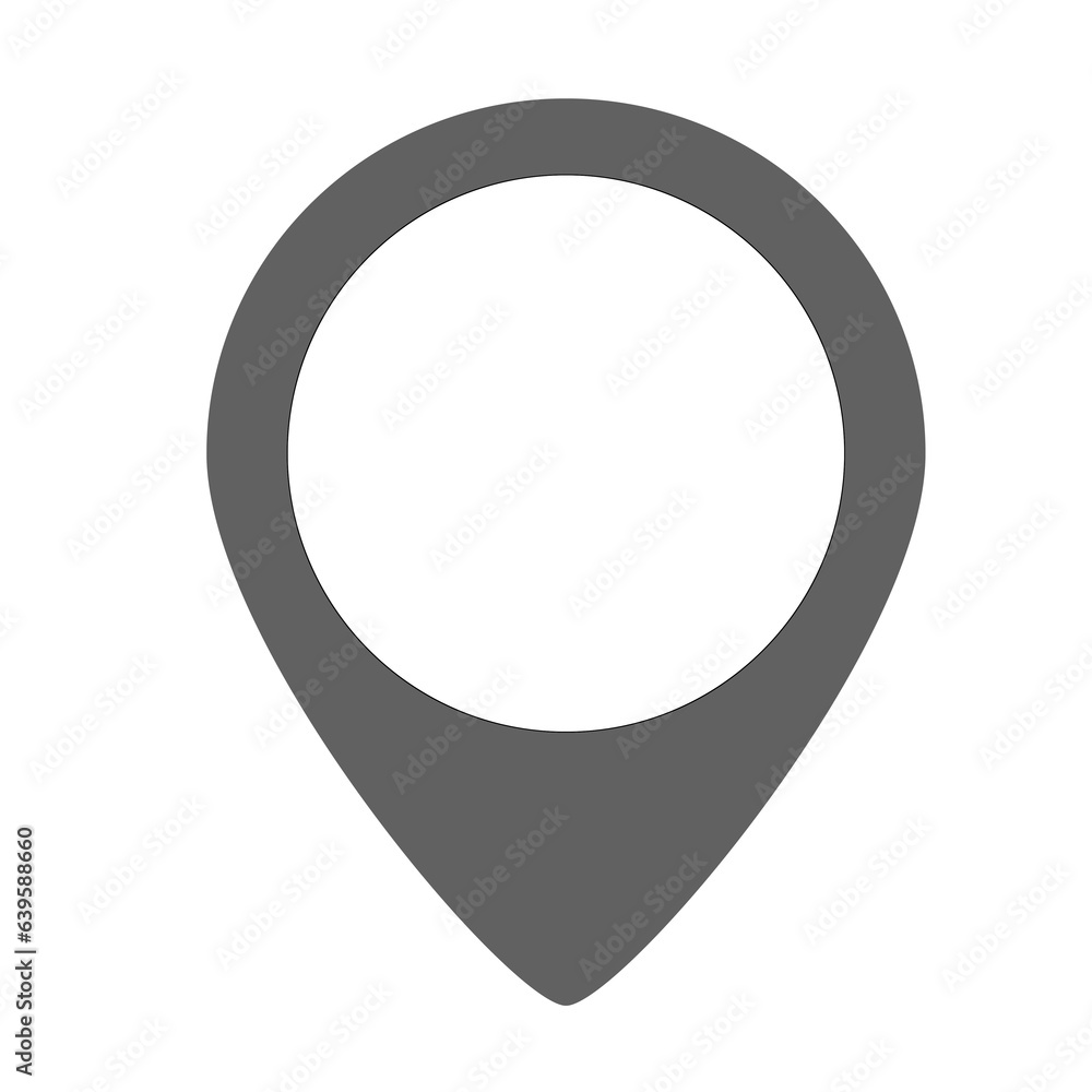 checkin icon, check in icon, location pin icon, map pin place marker ...