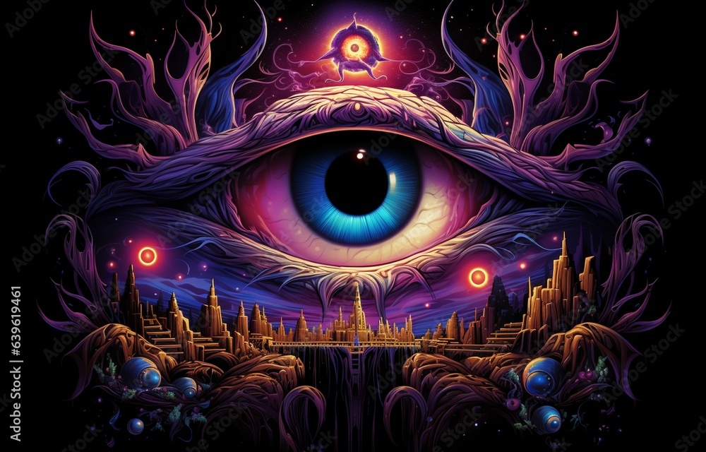 Trippy Third Eye Wallpaper