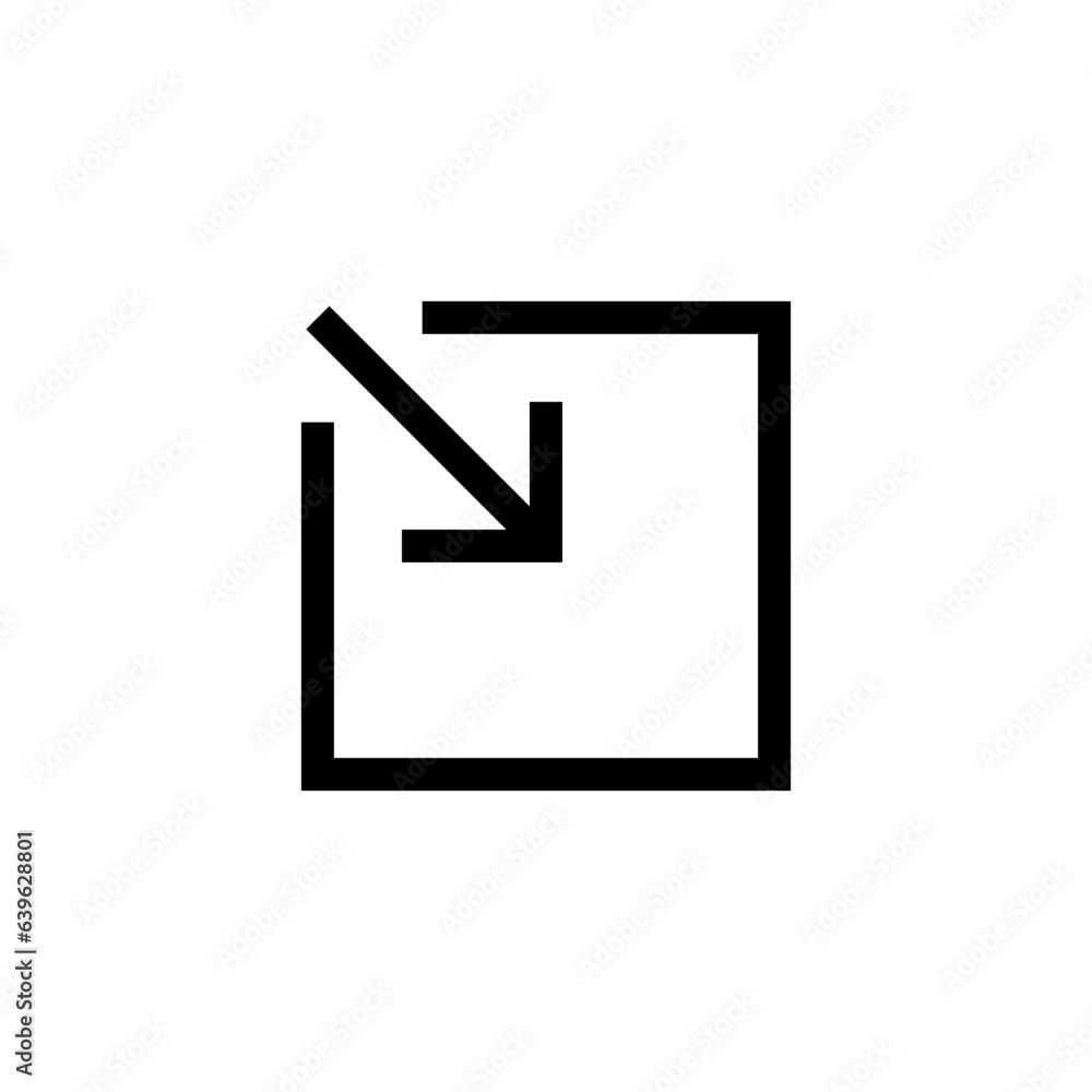 minimize icon rally compact size small scale arrow icons . shrink icon ...