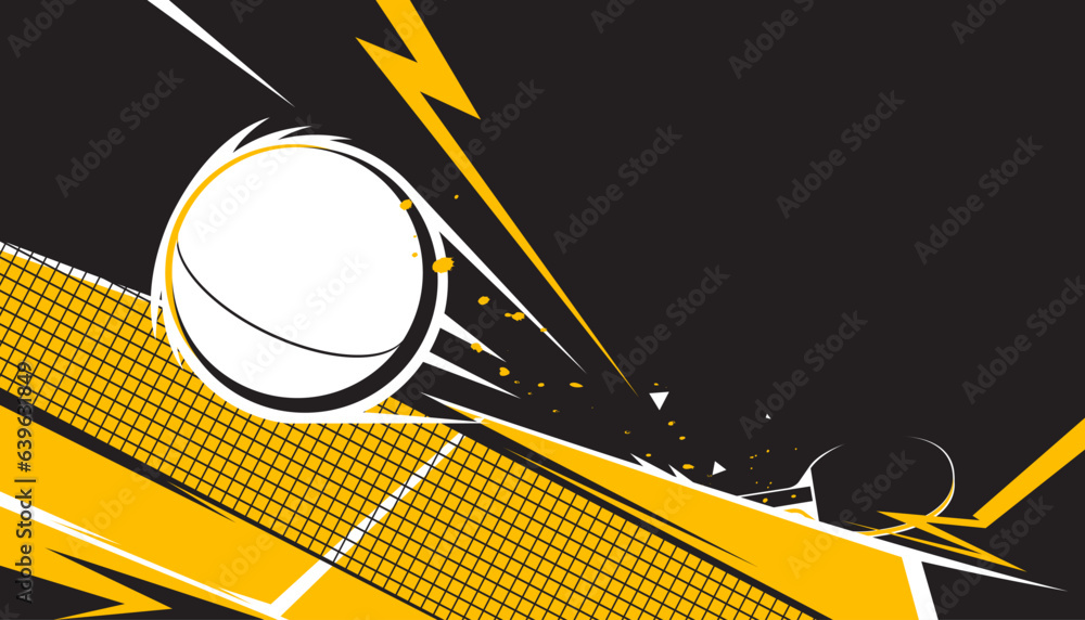 Table tennis abstract background design. The sports concept Stock ...