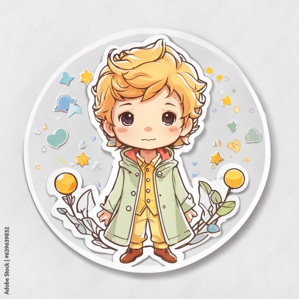 cute Little Prince character design. Le Petit Prince Stock Illustration ...