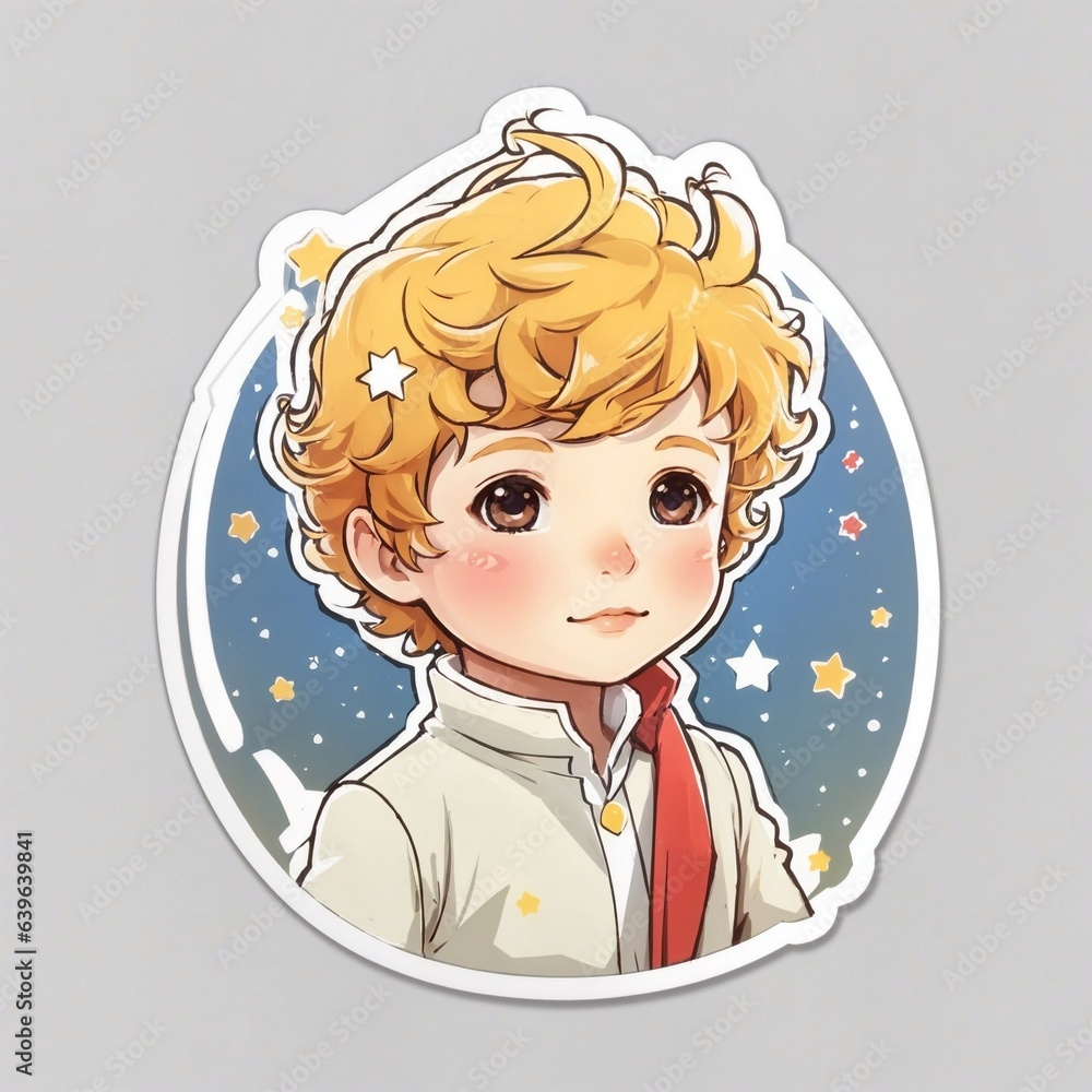 cute Little Prince character design. Le Petit Prince Stock Illustration ...
