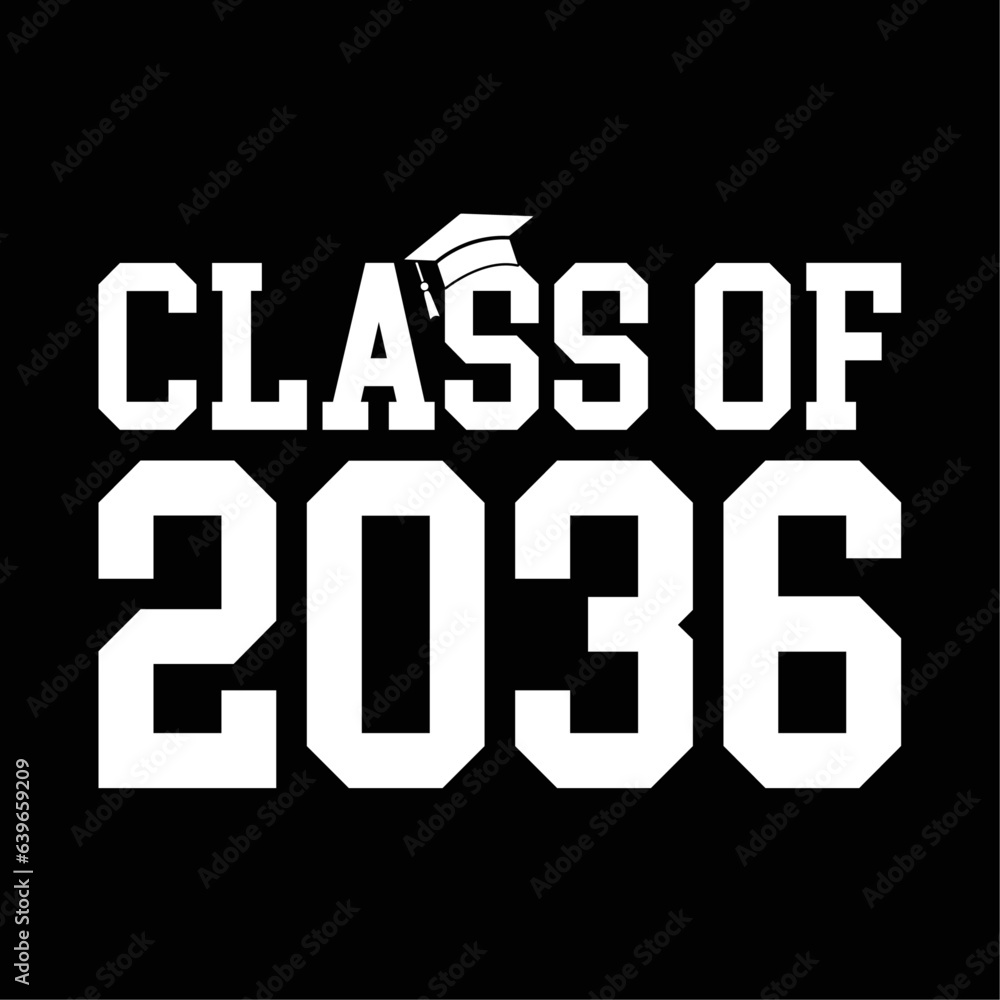 Class of 2036 Preschool Graduation Class of 2036 Senior 2036 Pre-K ...
