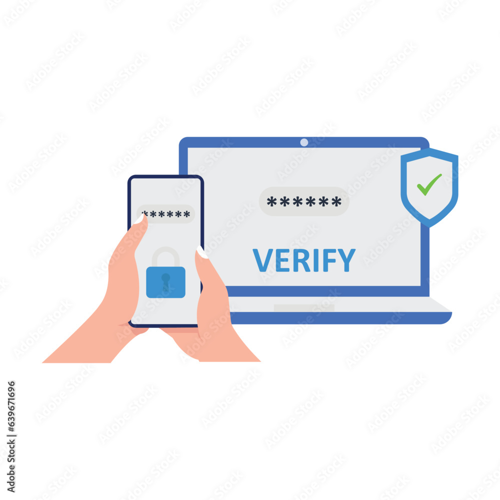 2fa Two Factor Authentication Password Secure Notice Login Verification Code Notice With Code Fo