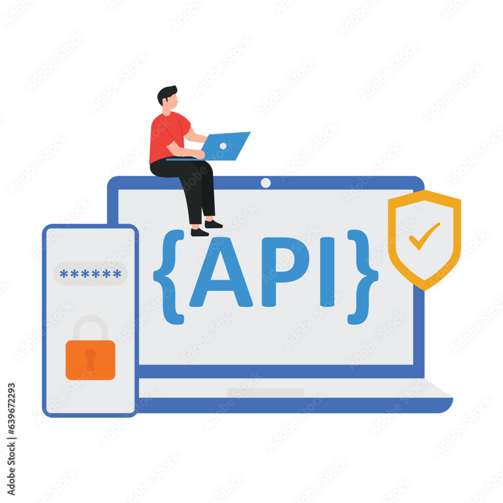 Api Application Programming Interface Software Development Tool Api As A Symbol Of Finished Code