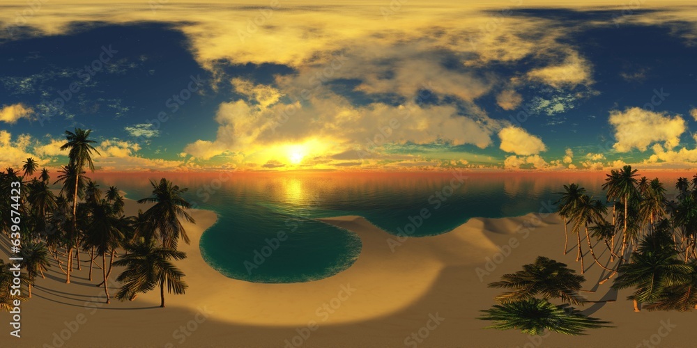 HDRI High resolution map, environment map, Round panorama, spherical ...