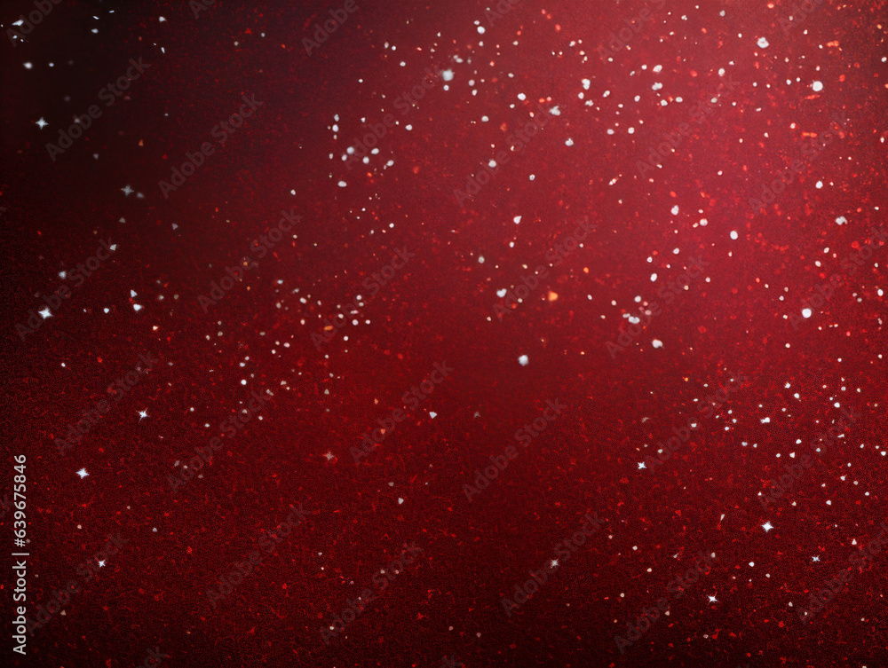 Deep red background with a gradient effect with white shiny particles ...