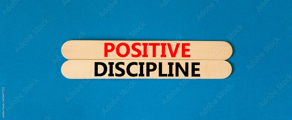 Positive discipline symbol. Concept words Positive discipline on ...