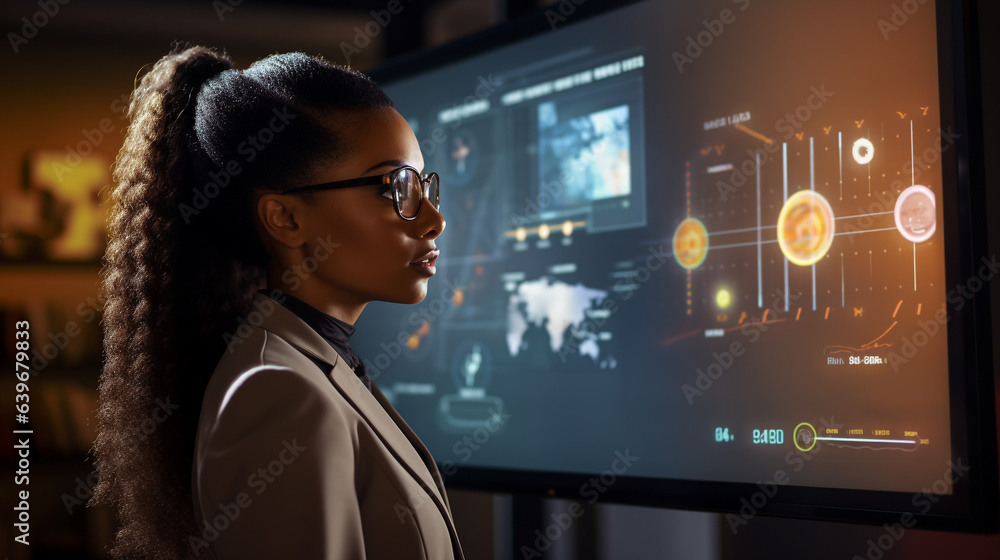 Machine Learning Presentation: African American Businesswoman ...