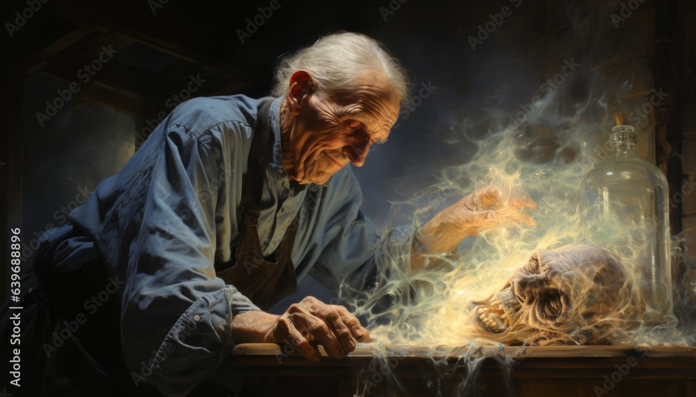 The distraught Old Man murderer burned the body in acid and smiles ...