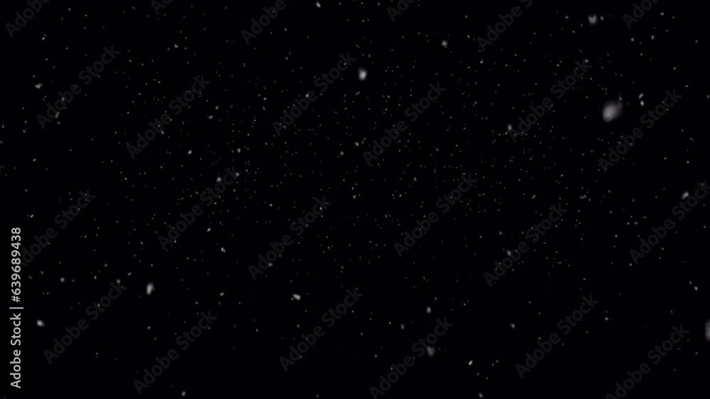 Snowing 5 sec looping animation.PNG Alpha.Snow is falling down.Seamless ...