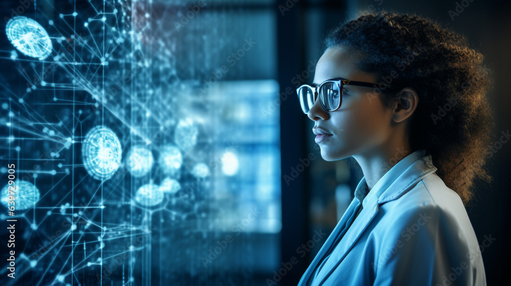 Natural Language Processing: Young African American Female AI Scientist ...