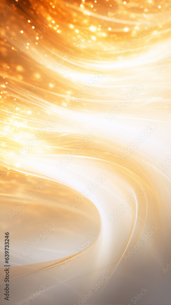 minimalist abstract light trail curve, full of light in close up ...