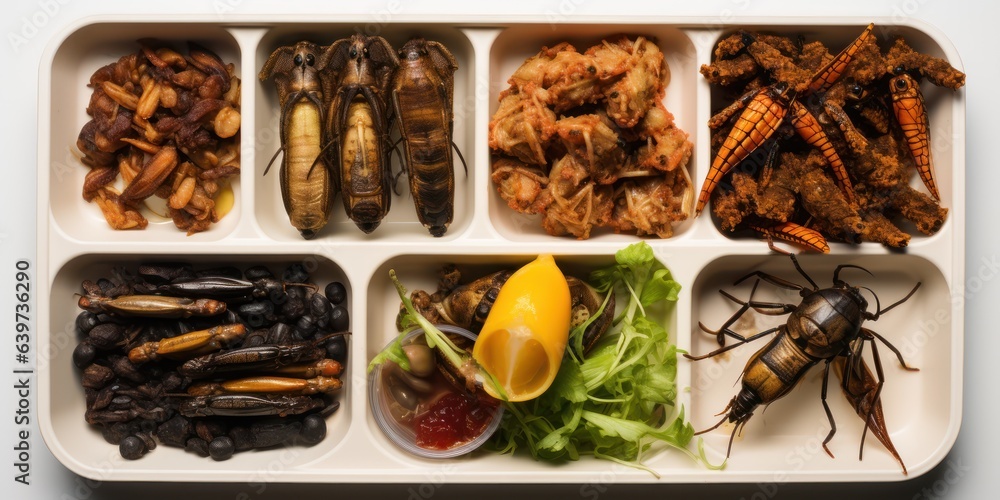 An example of school food made from insects. The solution to the ...