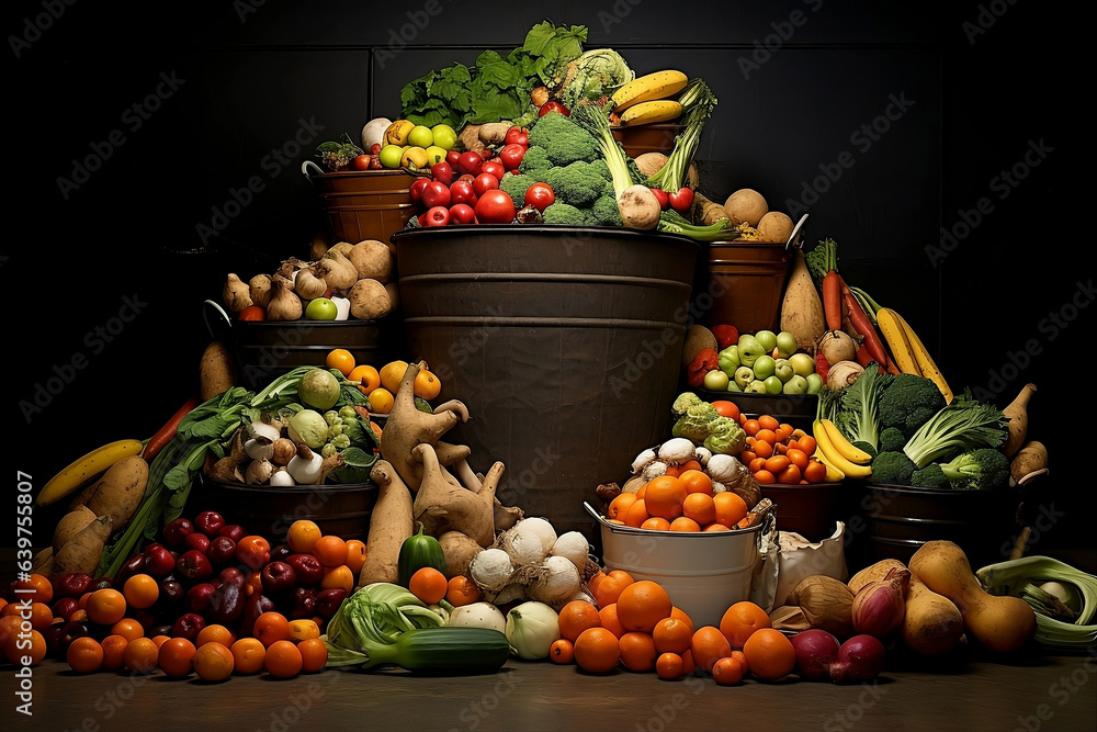 pile of fruits and vegetables, International Day of Awareness of Food ...