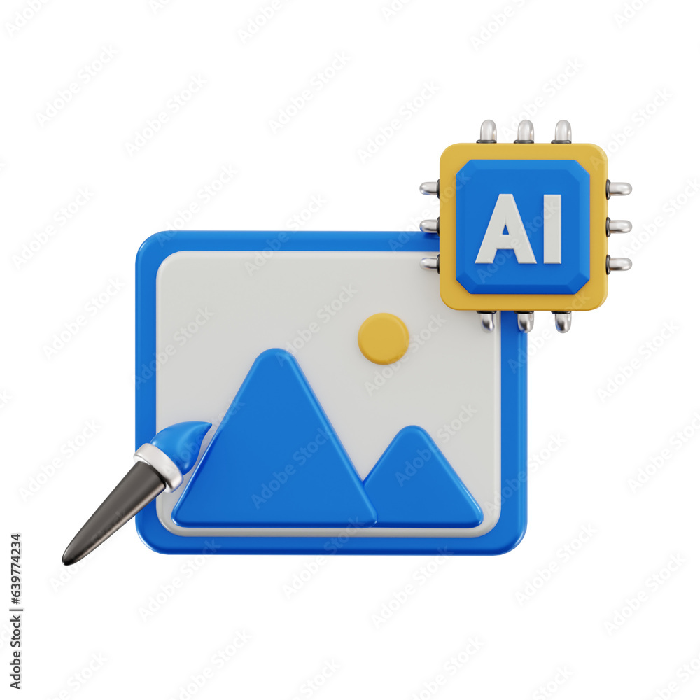 ai image generator 3d, high quality render, transparent background ...