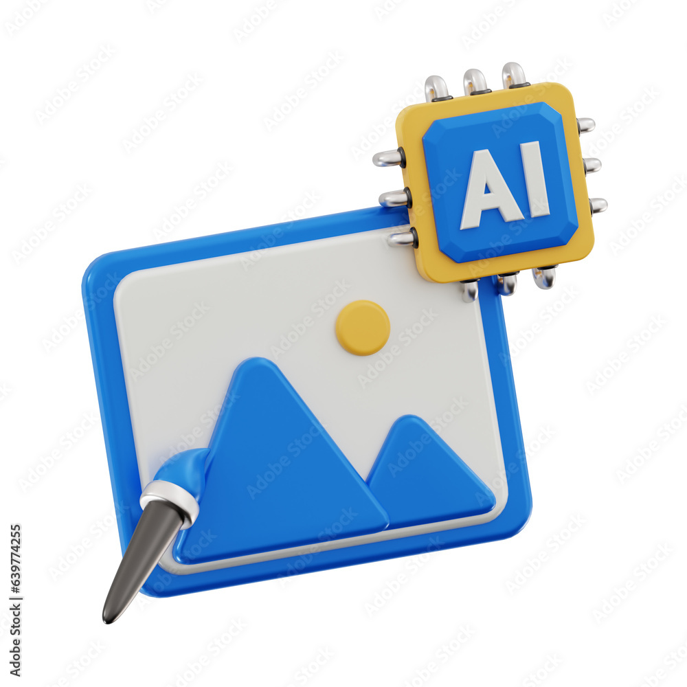 ai image generator 3d, high quality render, transparent background ...