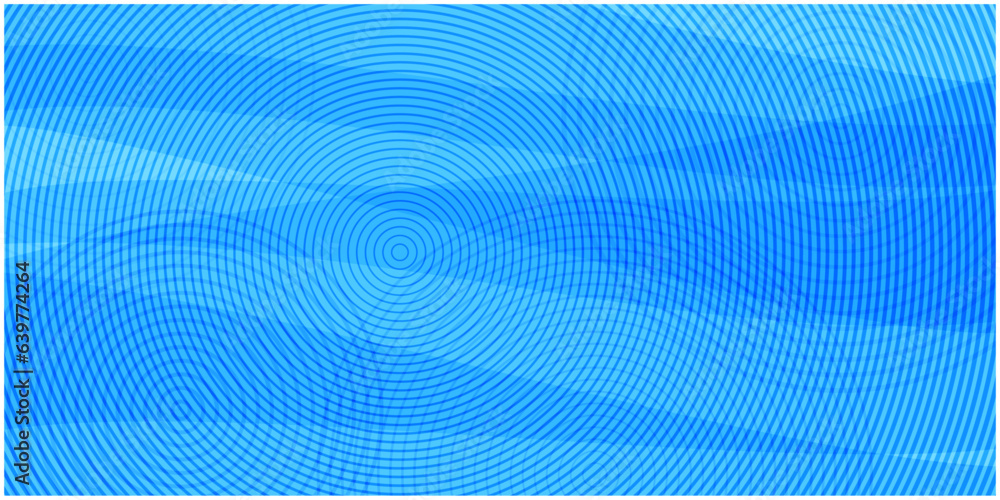 Blue background. Wave and ripple pattern. Vector graphics. Stock Vector ...