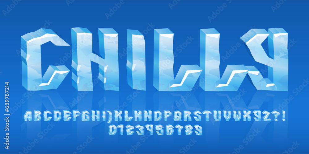 Poster Chilly alphabet font – Wall Art | UkPosters