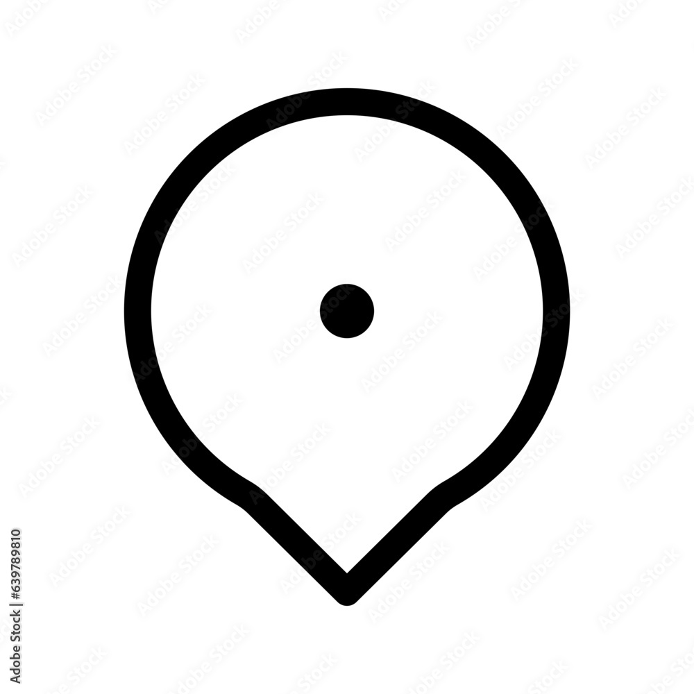 Geographic Location Pinpoint Icon - geographic, location, pinpoint, map ...