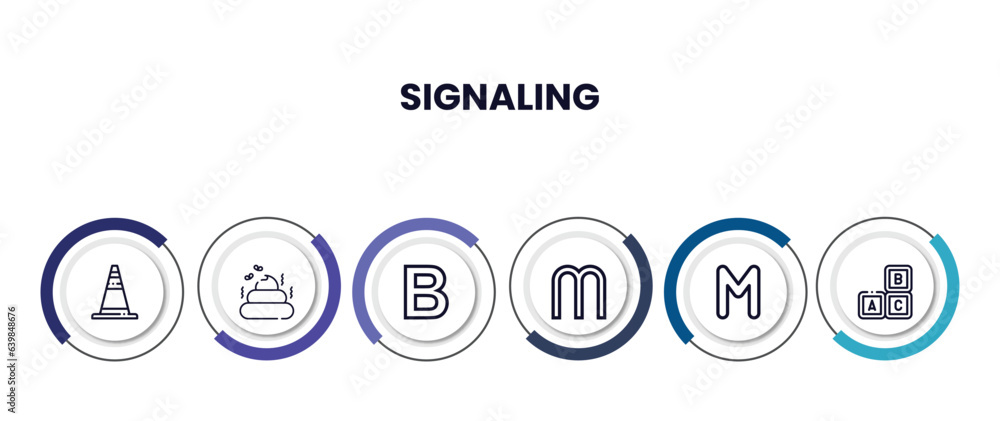 traffic cones, poop, letter b, m, letter m, abecedary outline icons ...