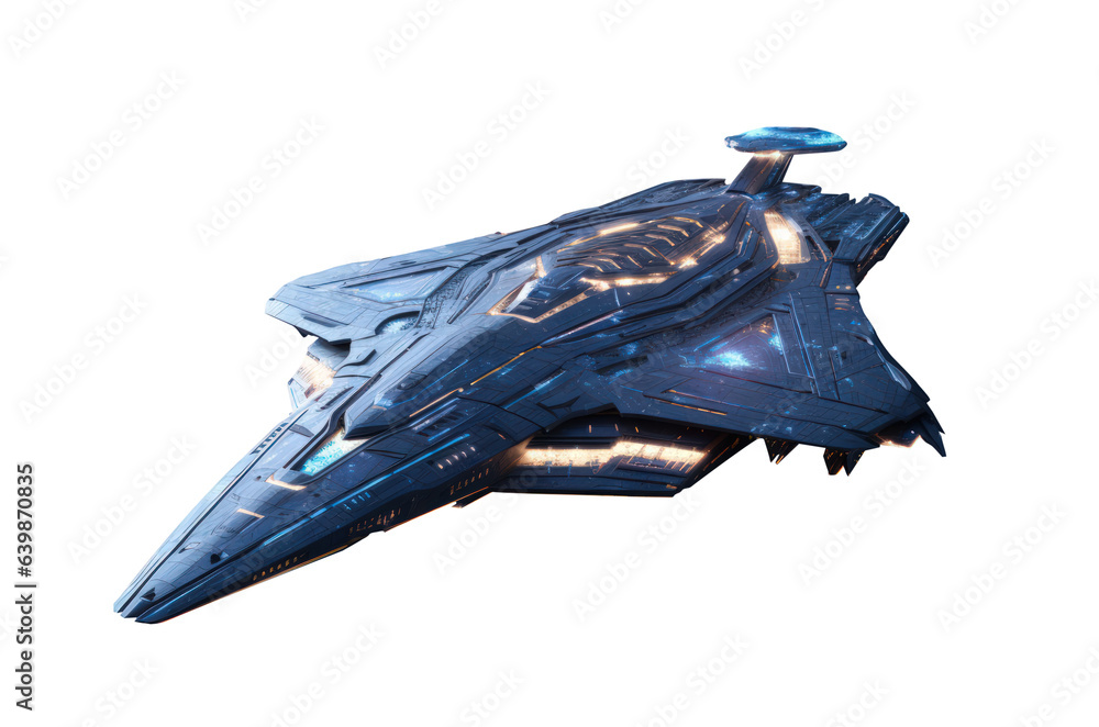 futuristic alien spaceship. glowing lights. Futuristic sci-fi space ...