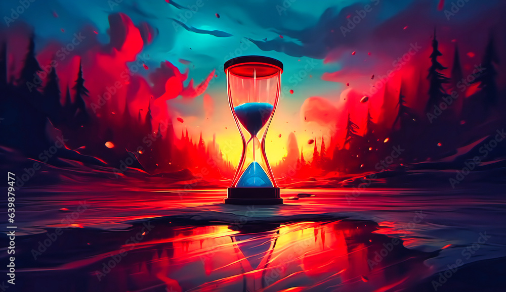 Captivating time-lapse reveals the hourglass's journey into the abyss a ...