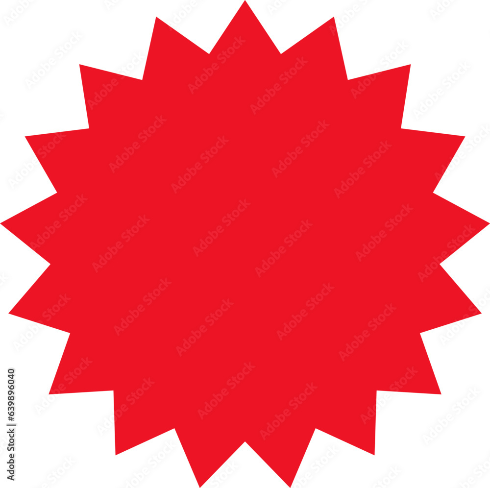 Starburst sticker set - collection of special offer sale oval and round ...