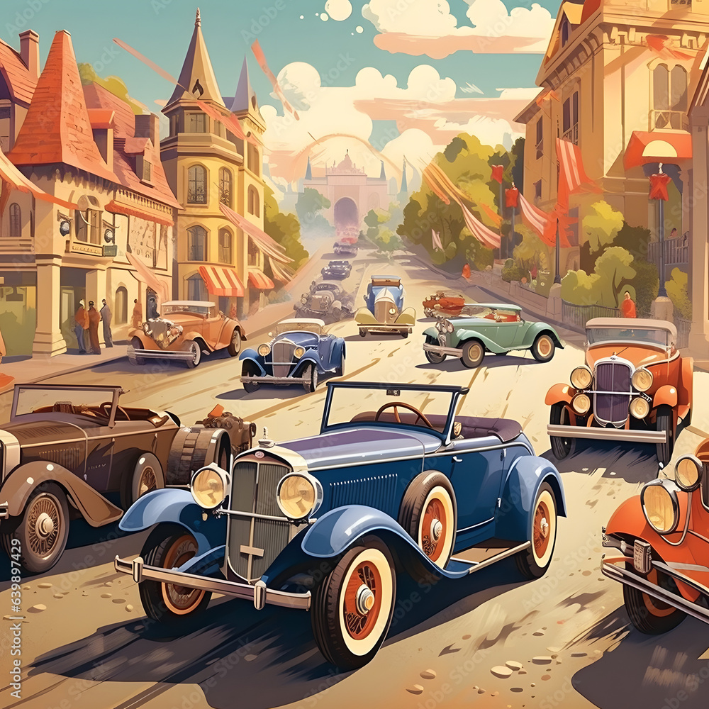 Vintage Revival: Celebrating the charm of classic cars, where vintage ...