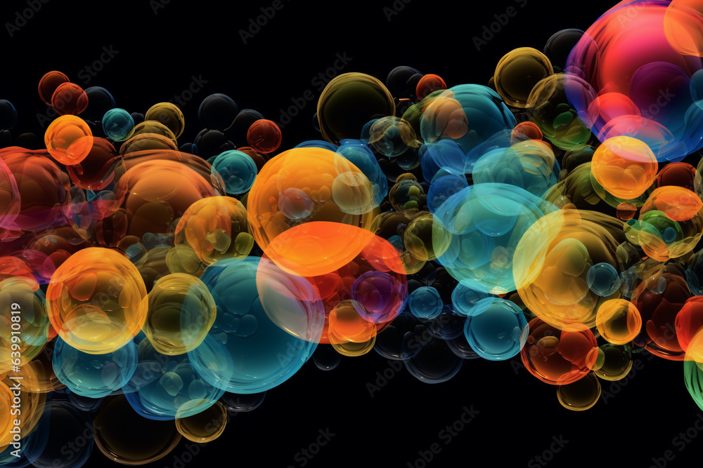 Ethereal Bubble Eruption: Captivating Abstract Art for Inspiration ...