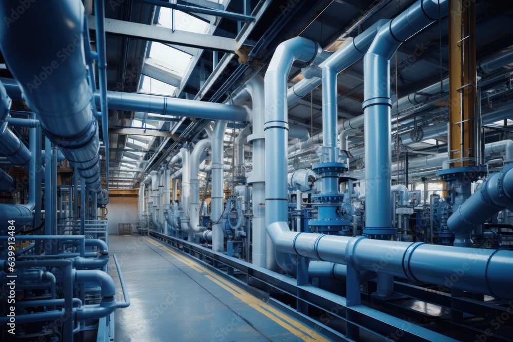 factory, production, construction, futuristic, artificial, automated ...