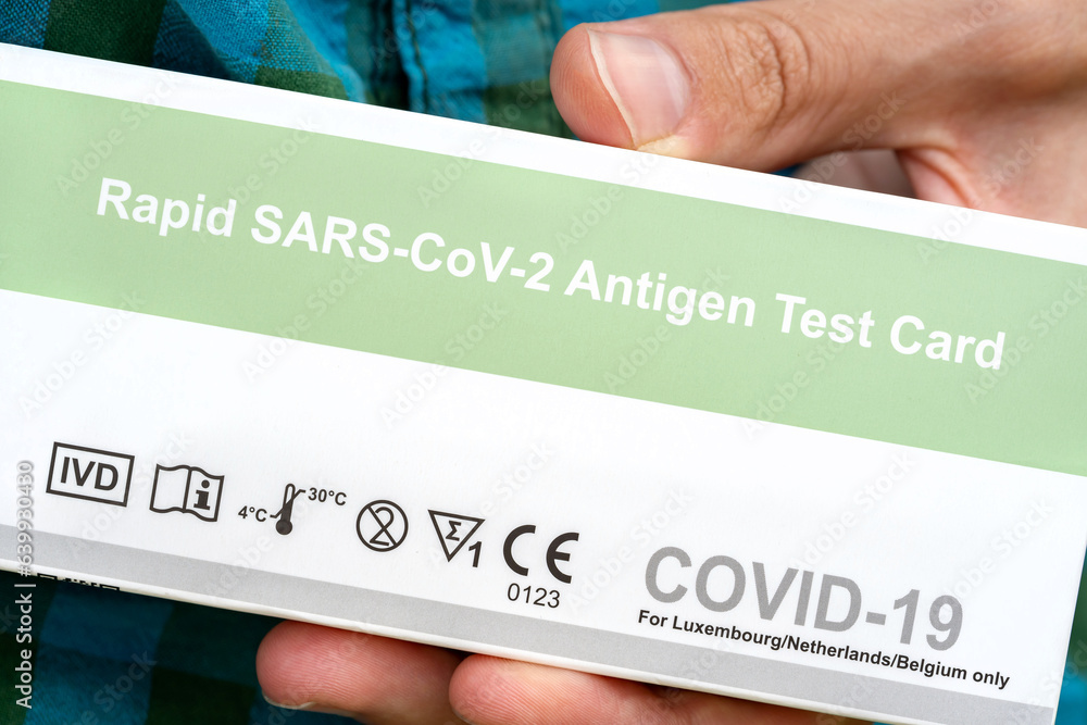 Rapid SARS-Cov-2 Antigen Test Card COVID-19 coronavirus test package ...
